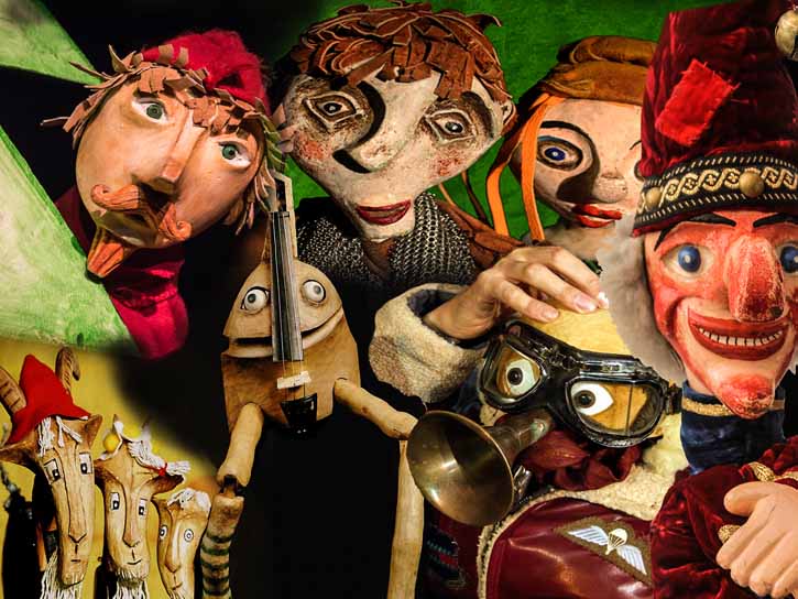 Puppet demonstration - Garlic Theatre